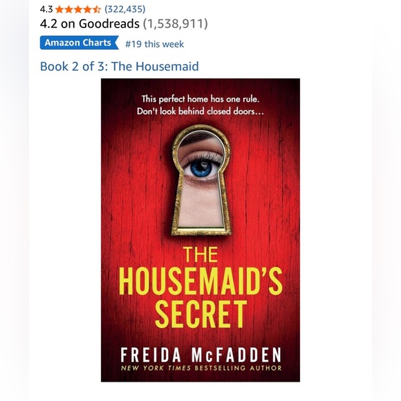 Other | Book The Housemaids Secret By Freida Mcfadden | Poshmark